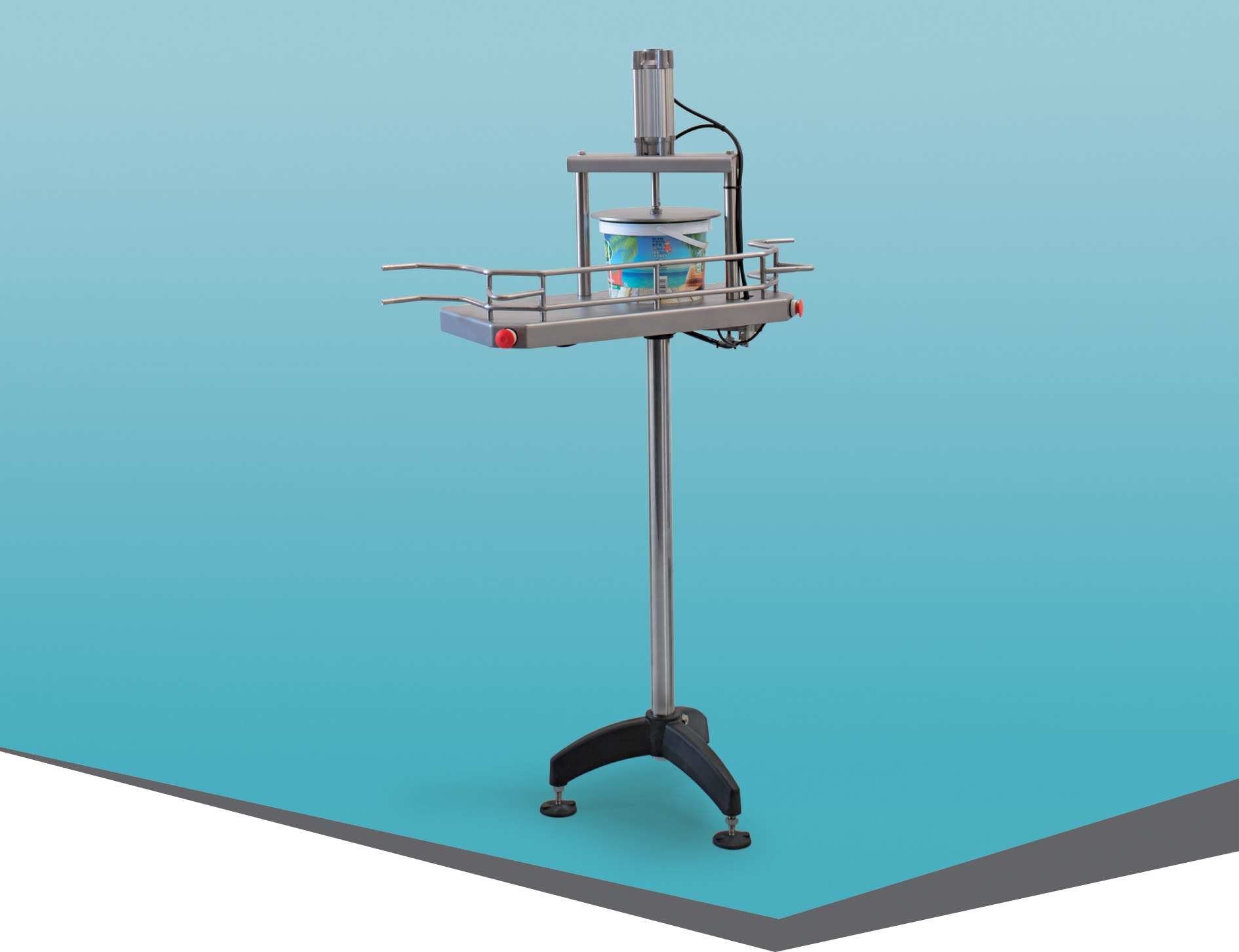 Manual Lid Press - Efficient Sealing Solution