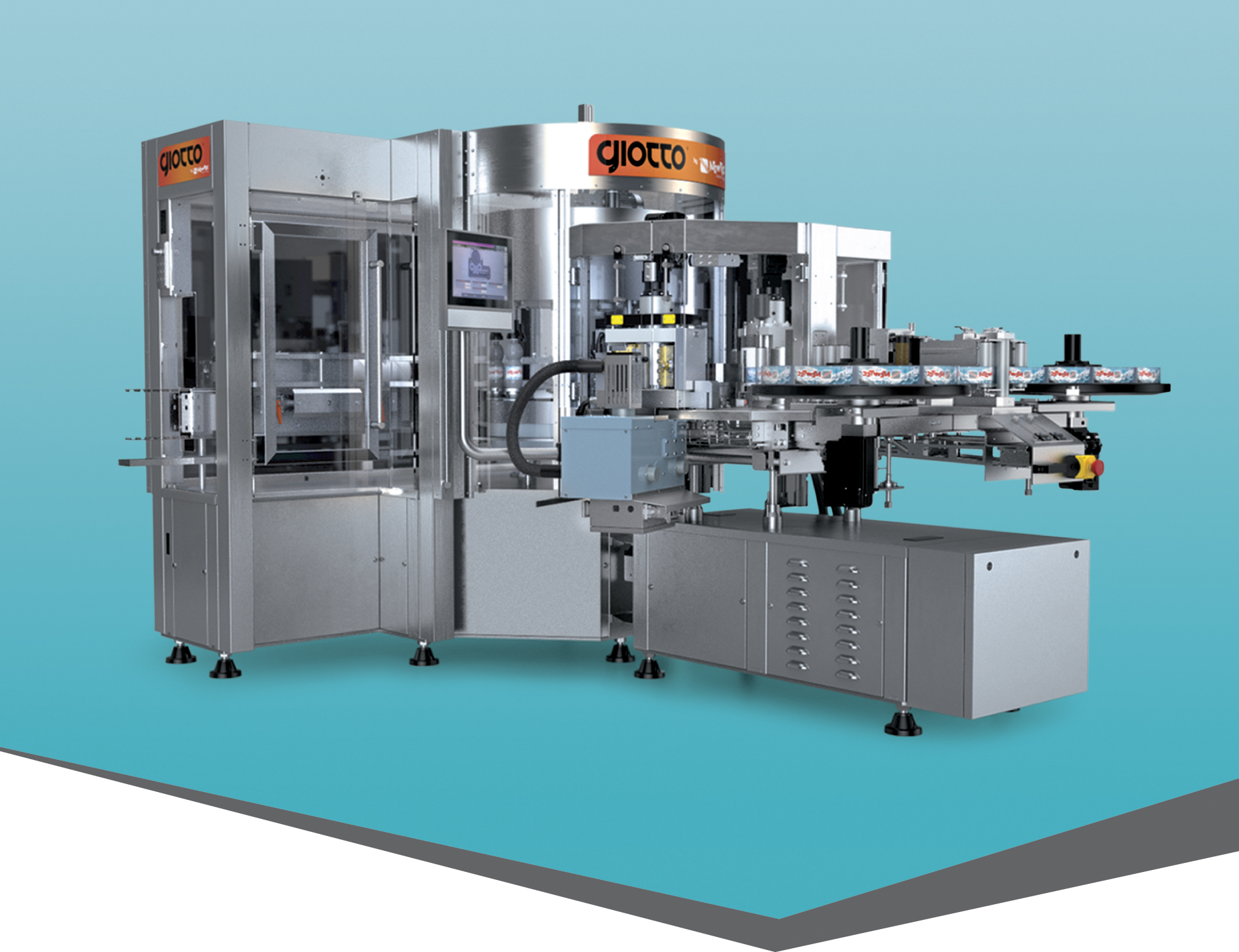 Newtec Giotto Roll Fed Labelling Machine — Filkraft